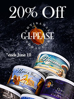 20% Off G.L. Pease Tins