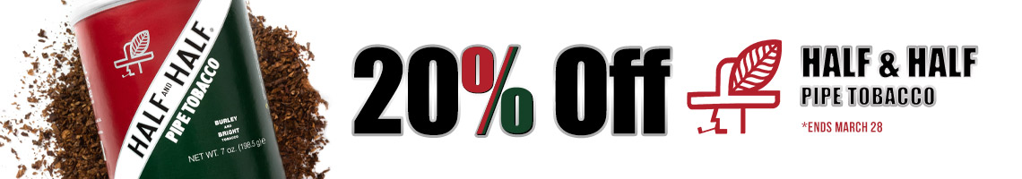 Half and Half Pipe Tobacco | Buy Half and Half Pipe Tobacco at Smokingpipes